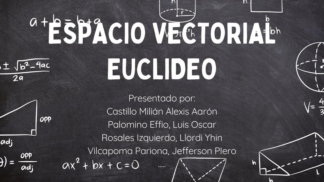 Espacio Vectorial Euclideo Udocz