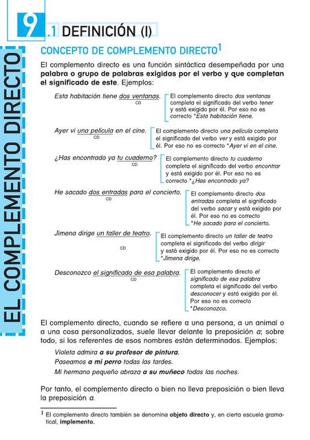 Objeto directo | Joaquin | uDocz