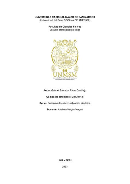 Informe fisica 1 | Zillex | uDocz