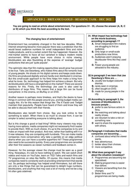 AD2 BRITANICO GOLD RT DEC | María | uDocz