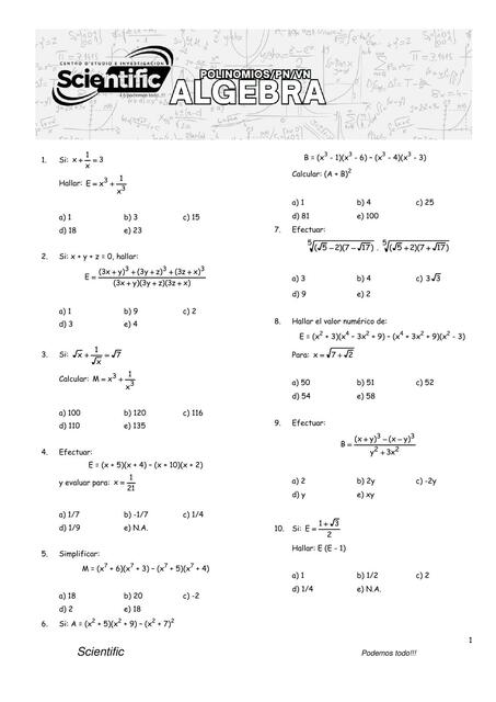 seminari de algebra junio | Estoy | uDocz