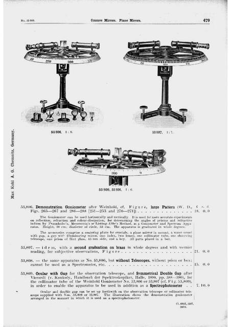Max Kohl physical apparatusprice list No 50vols II | Victor | uDocz