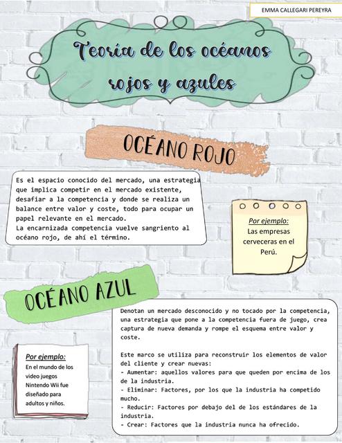 Teoría de los océanos rojos y azules | Emma Callegari | uDocz