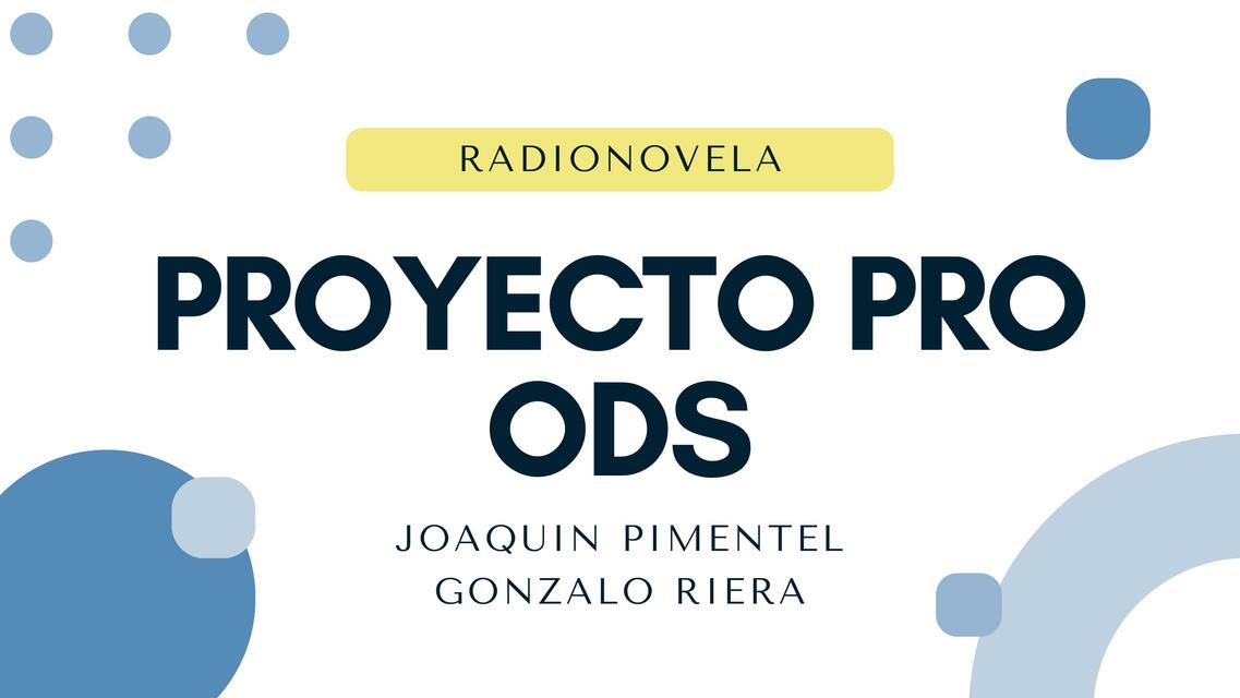 proyecto pro ods | Nicolas | uDocz