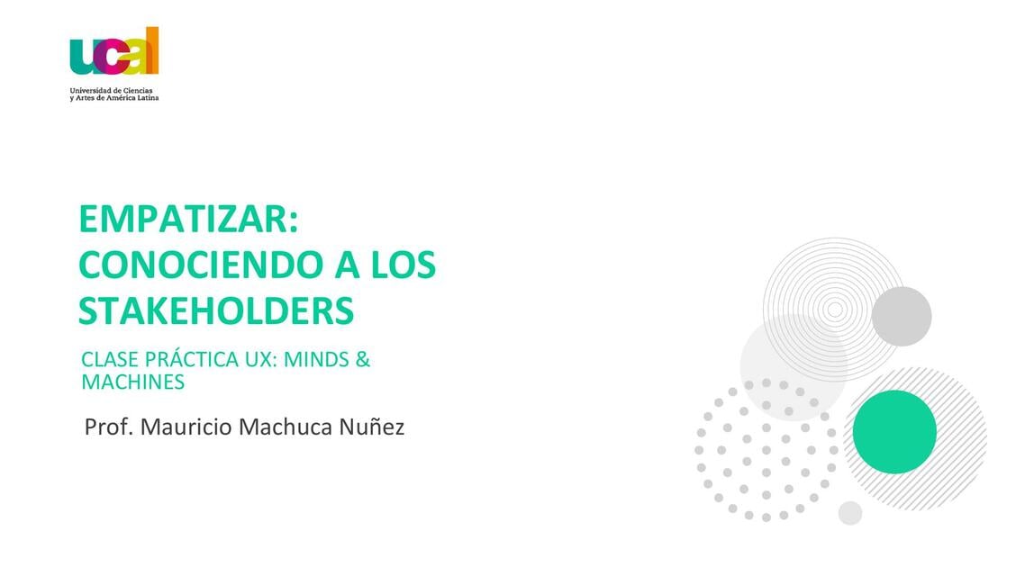 Sesión Práctica 6 junio Empatizar Conociendo Stake | Lynebra | uDocz