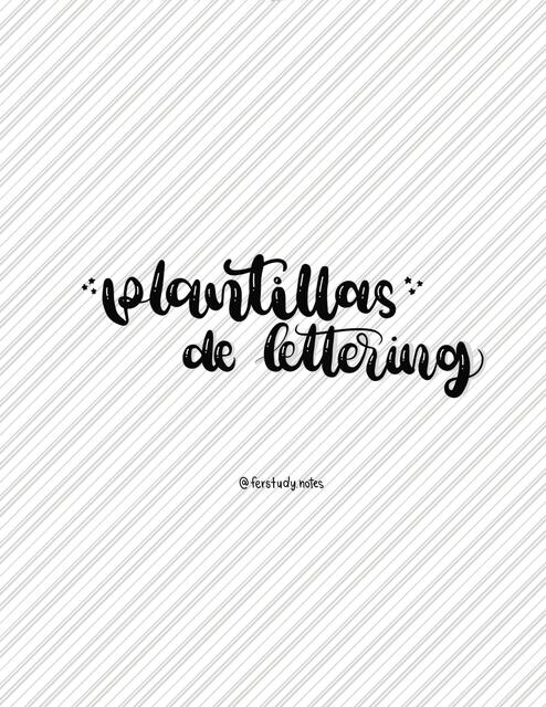 Plantillas de lettering | ESTRELLA XOLO GONZALEZ | uDocz