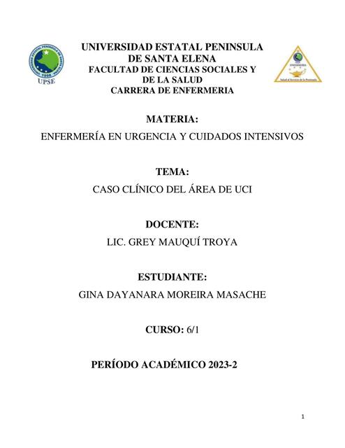 CASO CLÍNICO UCI | Dayanara | uDocz
