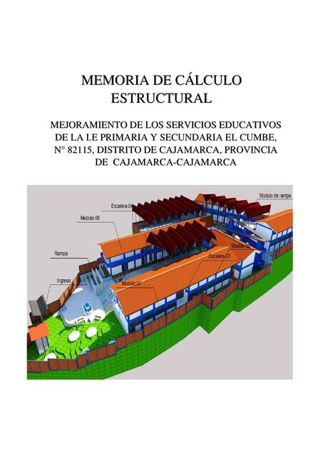 Memoria de calculo estructural de colegio | Apuntes de Ingenieria Civil ... Memoria de calculo estructural de colegio | Apuntes de Ingenieria Civil ...