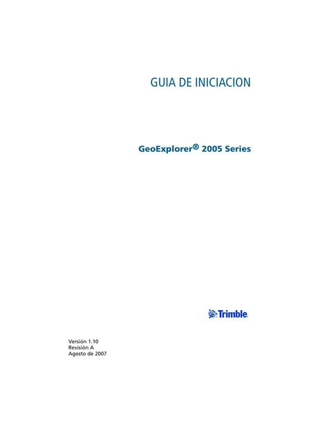 GeoExpl Getting started Spanish | Nico Chilon | uDocz GeoExpl Getting started Spanish | Nico Chilon | uDocz