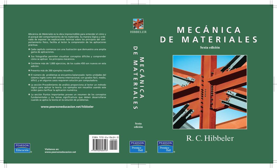 Mecanica de Materiales Hibbeler 6ta Edición | INGENIEROS LMI | uDocz