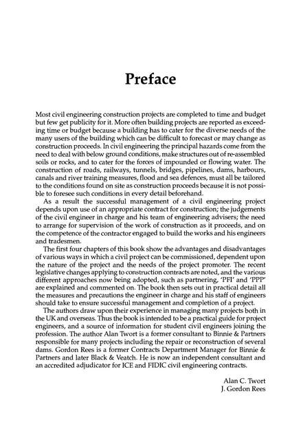 A C Twort J Gordon Rees Civil engineering project | azahaad | uDocz