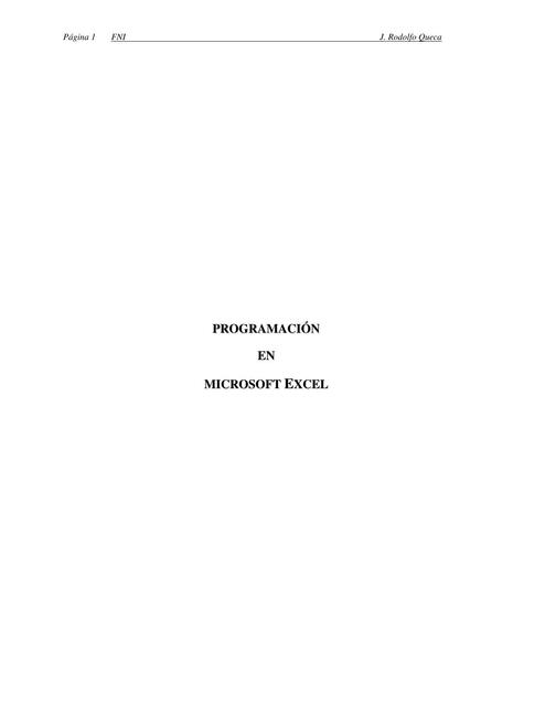 03 VBA Excel doc | Jose | uDocz