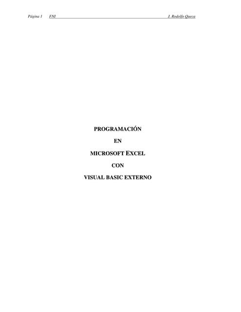 04 VBA Excel 2 doc | Jose | uDocz