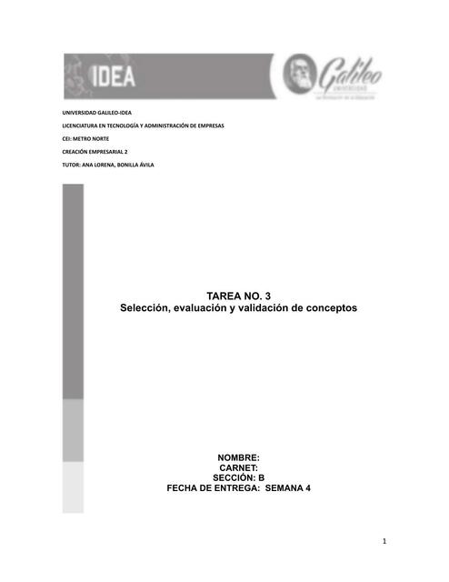 Tarea 3 Semana 4 docx | ALEXANDER DE MARCOS MUJ VILLATORO | uDocz