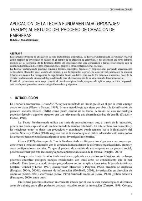 Aplicacion De La Teoria Fundamentada | Isaura Pichardo | uDocz