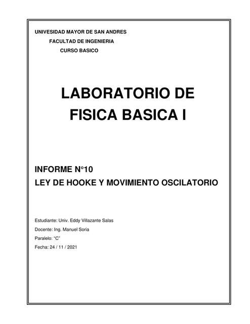 lab fis ley de hooke | Eddy | uDocz