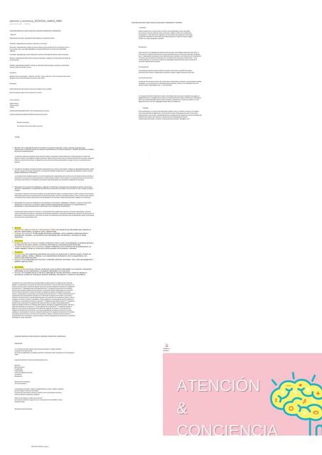 atencion y conciencia | DARIANNA DEL CARMEN | uDocz