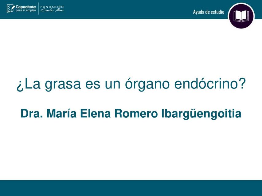 La grasa es un órgano endócrino | Alison Ruiz Berrones | uDocz