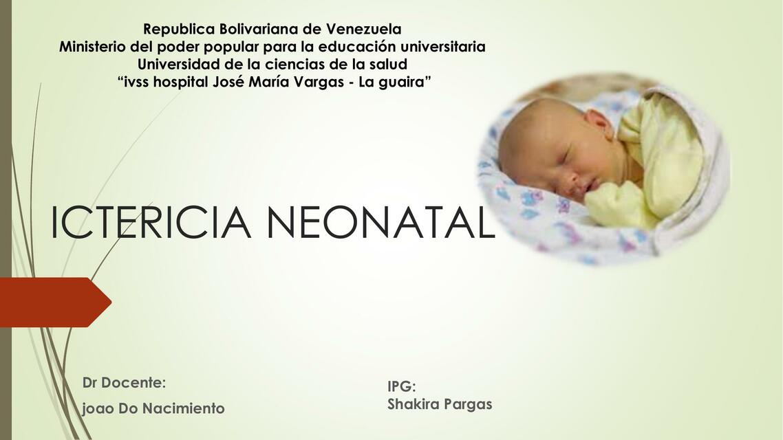 ictericia neonatal | Shakira | uDocz