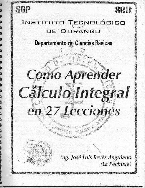 Como Aprender Calculo Integral | CCINGENIERIACC | uDocz