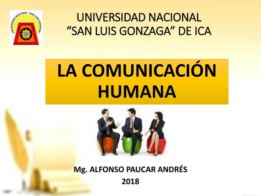 LA COMUNICACIÓN HUMANA | Elver Galarga | uDocz
