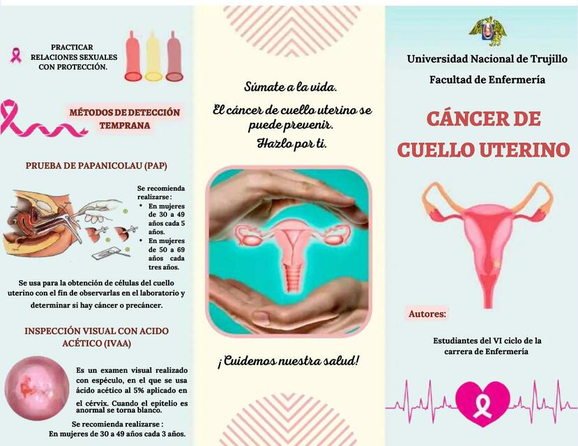 pdf triptico cancer de cuello uterino compress | ELMER RIVERA | uDocz