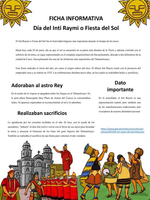 inti raymi infografia | Kadd_ | uDocz