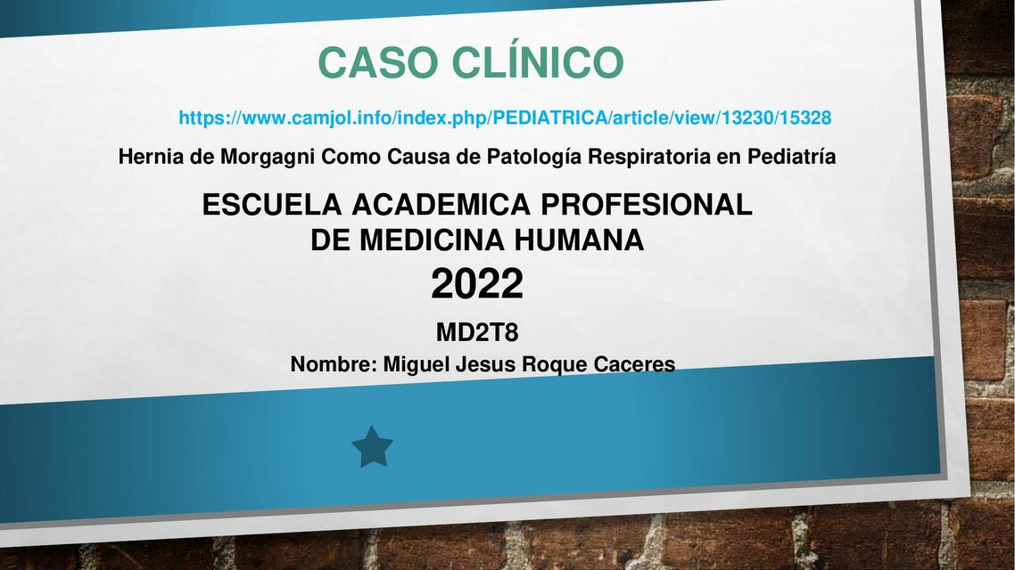 MIGUEL JESUS ROQUE CACERES TORAX | miguel jesus roque caceres | uDocz