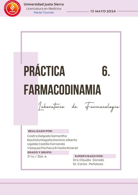 Farmacodinamia | Samantha Delgado | uDocz