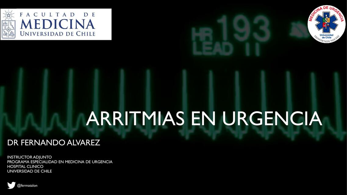 Arritmias de urgencia | Vielka Staforelli | uDocz