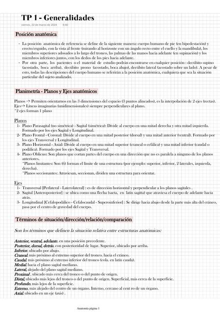 Trabajo Práctico 1 - Generalidades | Dayana | uDocz