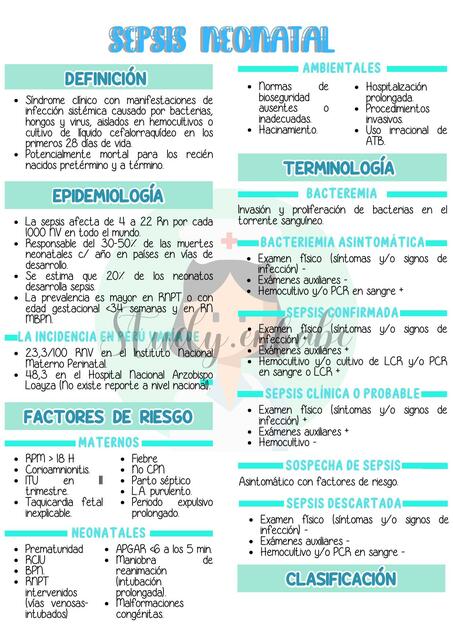 Sepsis Neonatal | Antonella Rivadeneyra Ramirez | uDocz