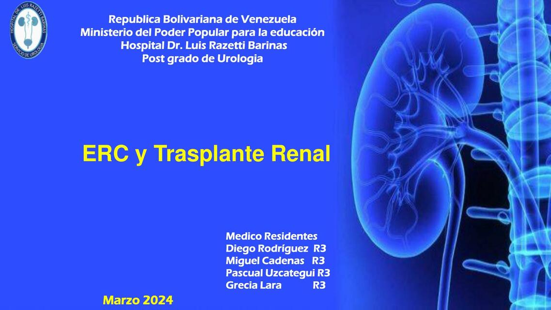 Flashcards de ERC Y trasplante renal | Por Diego Rodriguez | uDocz
