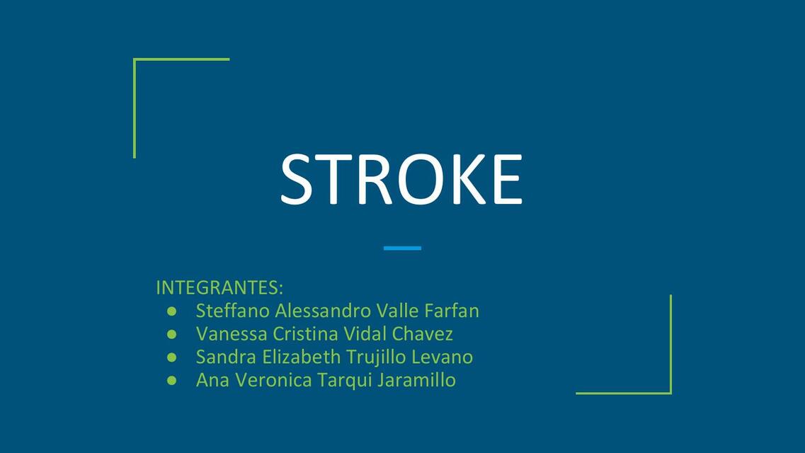 STROKE | vanessa vidal | uDocz