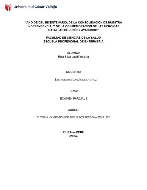 examen tutoria 7 docx 1 | Leydi Ruiz | uDocz