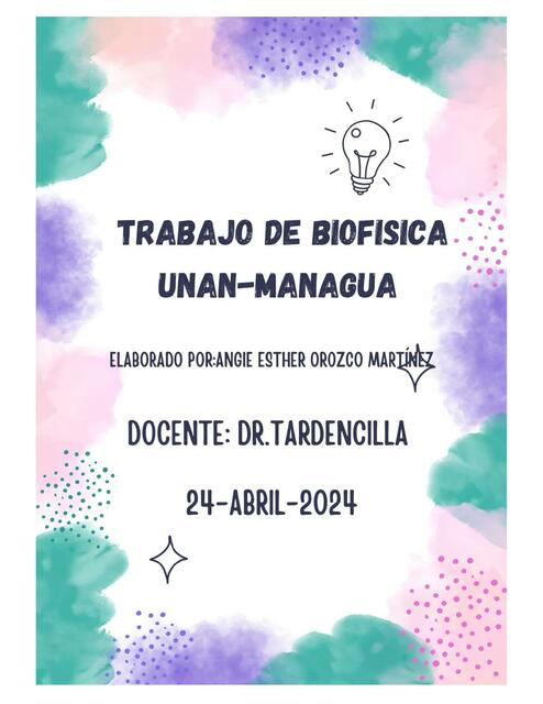 4ta semana de Biofisica | Angie Esther | uDocz