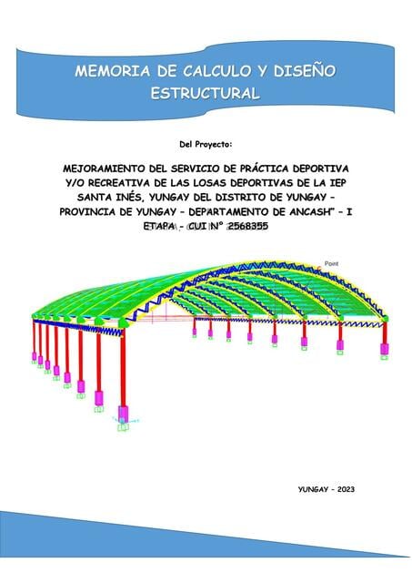 Memoria de cálculo y diseño estructural | Andres Guerrero Tamariz | uDocz