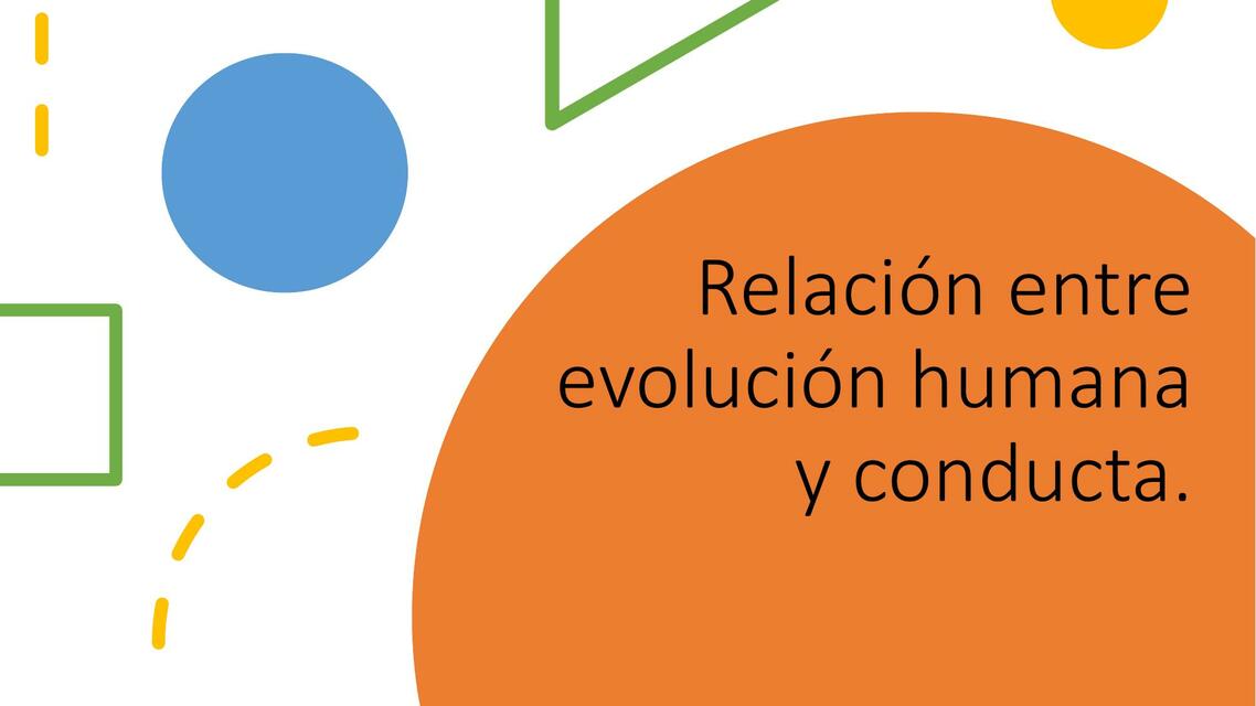 Relación entre evolución humana y conducta código | Areli Castro Viquez ...