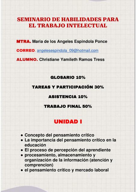 Resúmenes de Habilidades para el trabajo intelectual | Descarga apuntes ...