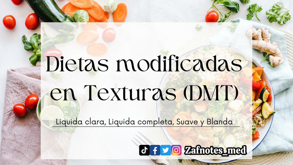 Dietas modificadas en Texturas DMT | Yuleisy Roque Garcia | uDocz