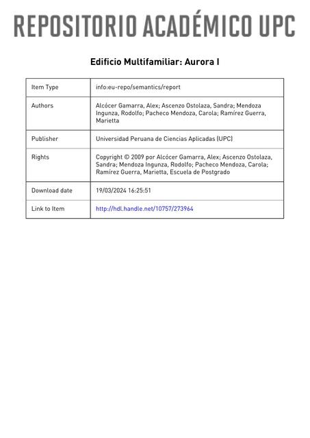 multifamiliar | Luis | uDocz