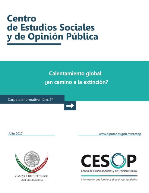 CESOP IL 72 14 CalentamientoGlobal | Alexis Vladimir Villegas Vásquez ...