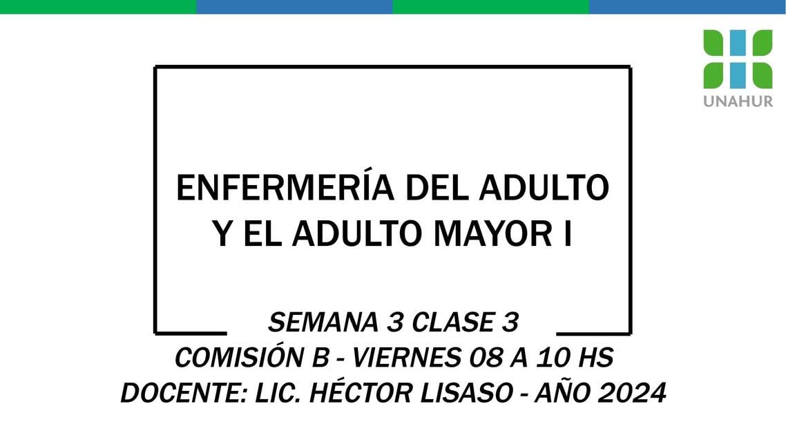RIESGOS INHERENTES AL ÁMBITO HOSPITALARIO QUE SE CONFIEREN AL ADULTO ...
