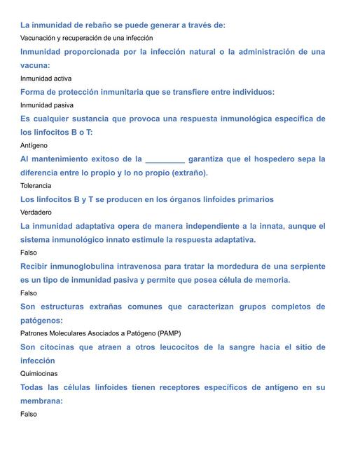 Examenes inmuno | Alicia Luna Herrera | uDocz