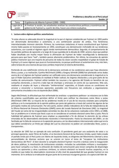 Problemas y Desafíos en el Perú Actual | Universidad Tecnológica del ...