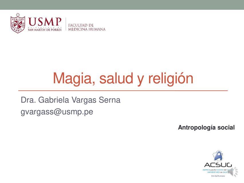 14 CATORCEAVA CLASE MAGIA SALUD Y RELIGION audio | Rosangela Vásquez ...