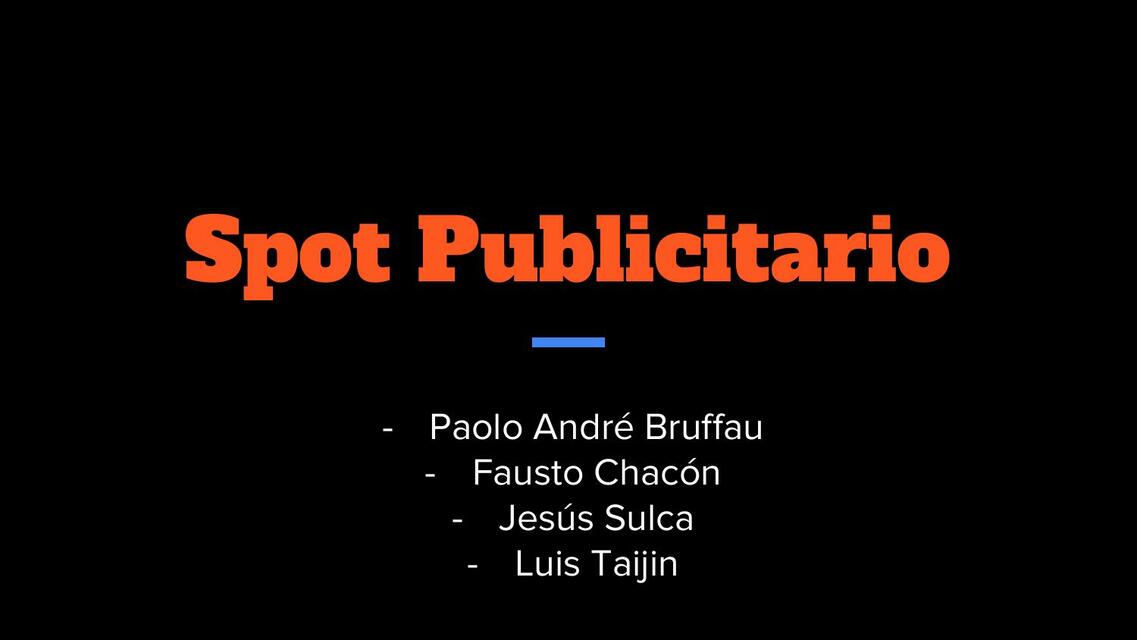 Spot Publicitario | Fausto | uDocz