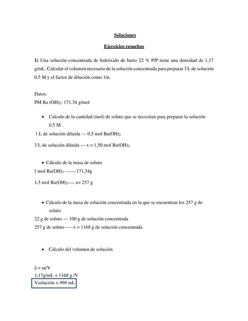 Soluciones Ejercicios Resueltos | Martina | uDocz