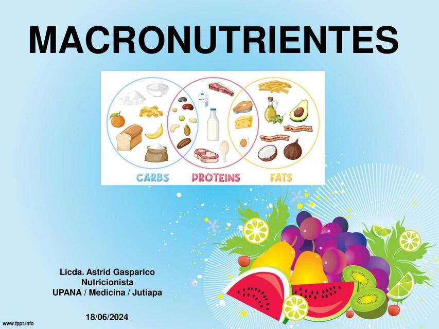 MACRONUTRIENTES | Julissa c | uDocz