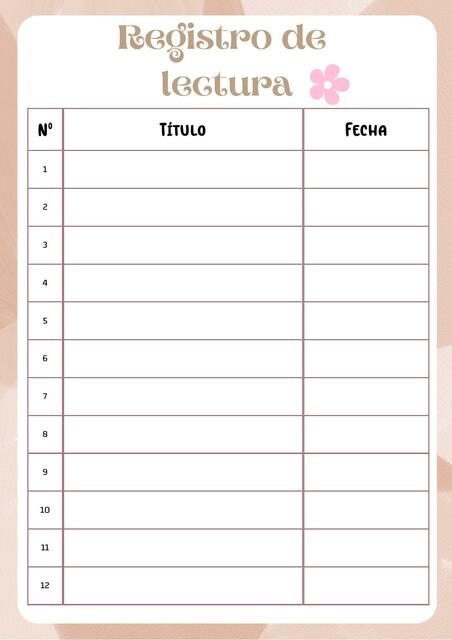 registro de lectura | Brenda | uDocz